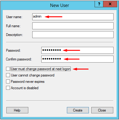 Windows Server: How to add a new user and grant rights to connect to the se